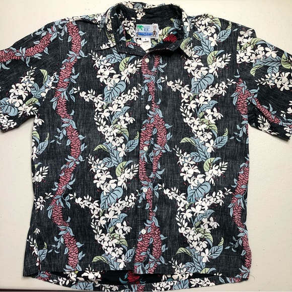 RJC | Shirts | Rjc Made In Hawaii Authentic Hawaiian Button Down Short ...
